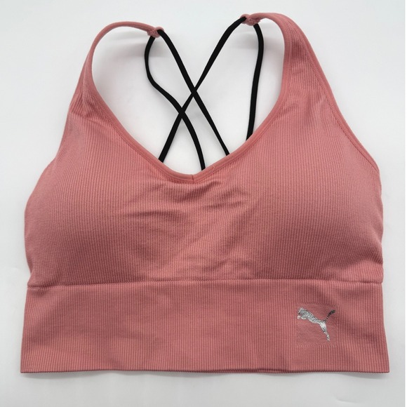 Puma | Intimates & Sleepwear | Puma Seamless Sports Bra Ribbed Knit ...